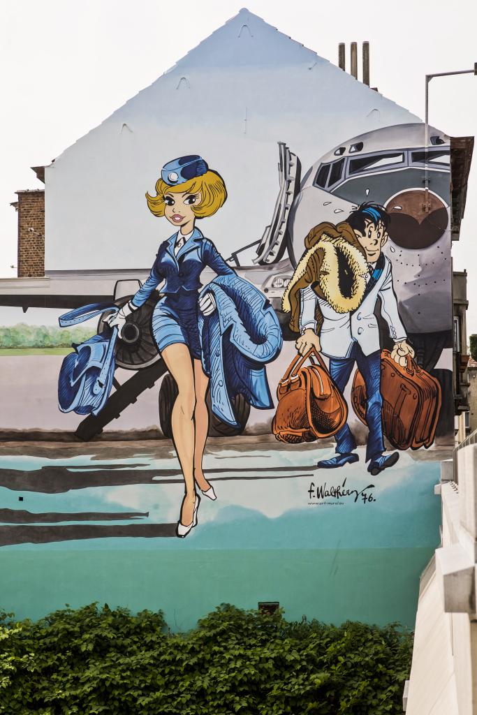 Comic strip route in Brussels - SIMsKultur