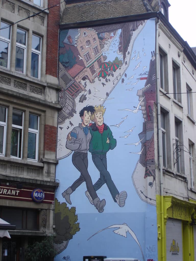 Comic-Strip-Route in Brüssel - SIMsKultur