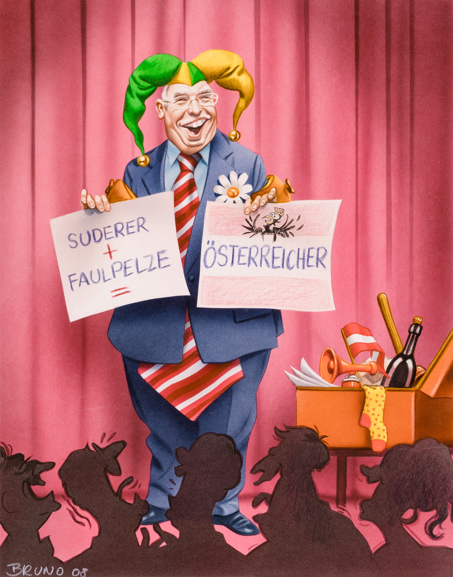 Karikatur Museum Krems: Der unsterbliche Österreicher - SIMsKultur